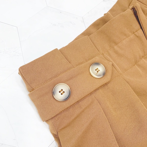 Dash of Pink | Shorts | Highwaisted Pleated Shorts Rust | Poshmark